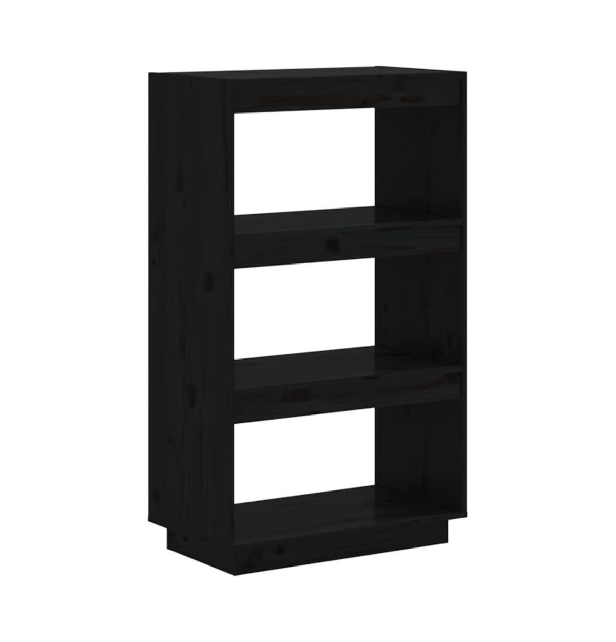 Click here for Book Cabinet/Room Divider Black 23.6x13.8x40.6 Sol... prices