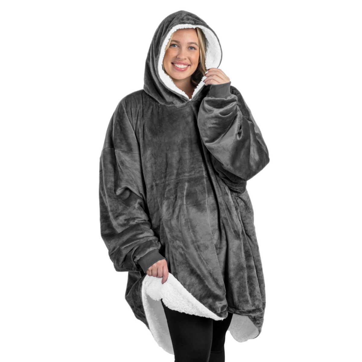 Click here for The Bare Homey - Adult Wearable Blanket - Sherpa S... prices