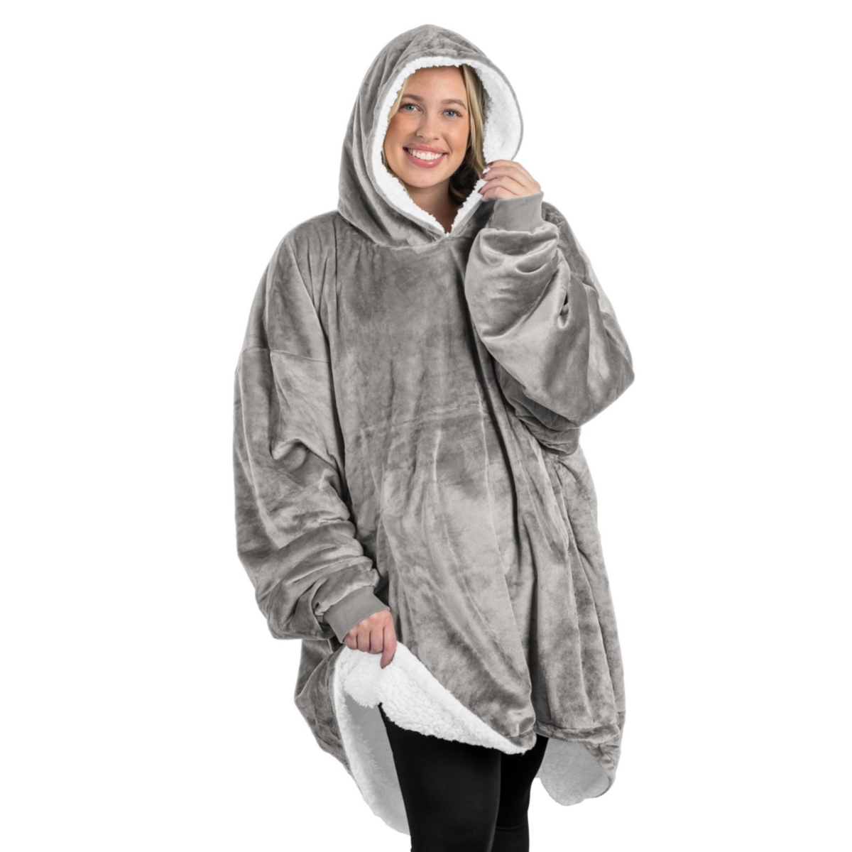 Click here for The Bare Homey - Adult Wearable Blanket - Sherpa S... prices