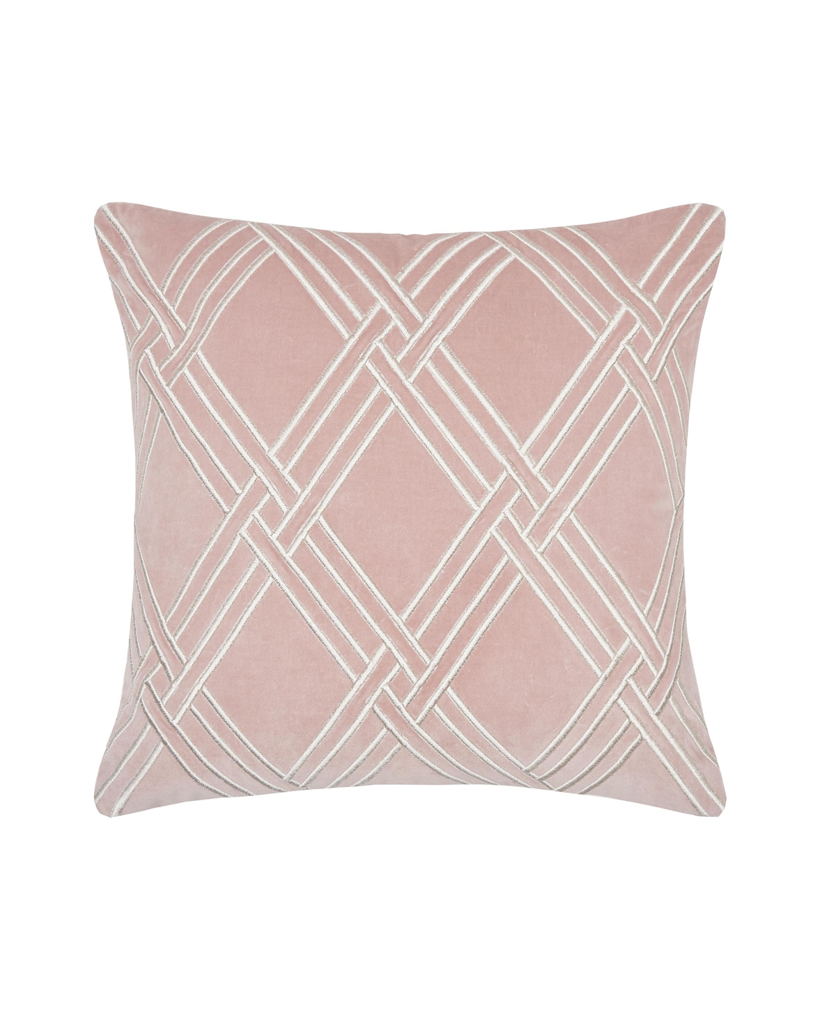 Click here for Mavis Rosewood Embroidered Velvet Throw Pillow - P... prices