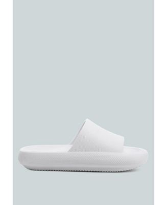 Womens Cabana Black Eva Pool Sliders - Macy's