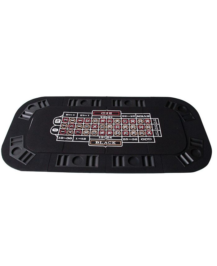 Ino Design 63" Portable Casino Texas Holdem Poker/Blackjack/Roulette ...