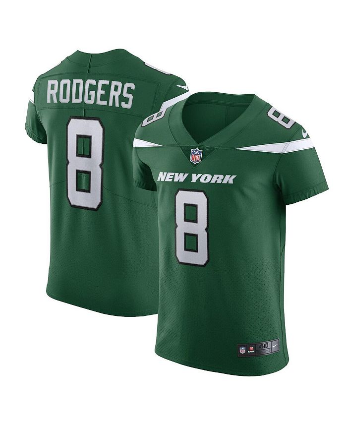 Nike Men's Aaron Rodgers Gotham Green New York Jets Alternate Vapor F.U ...