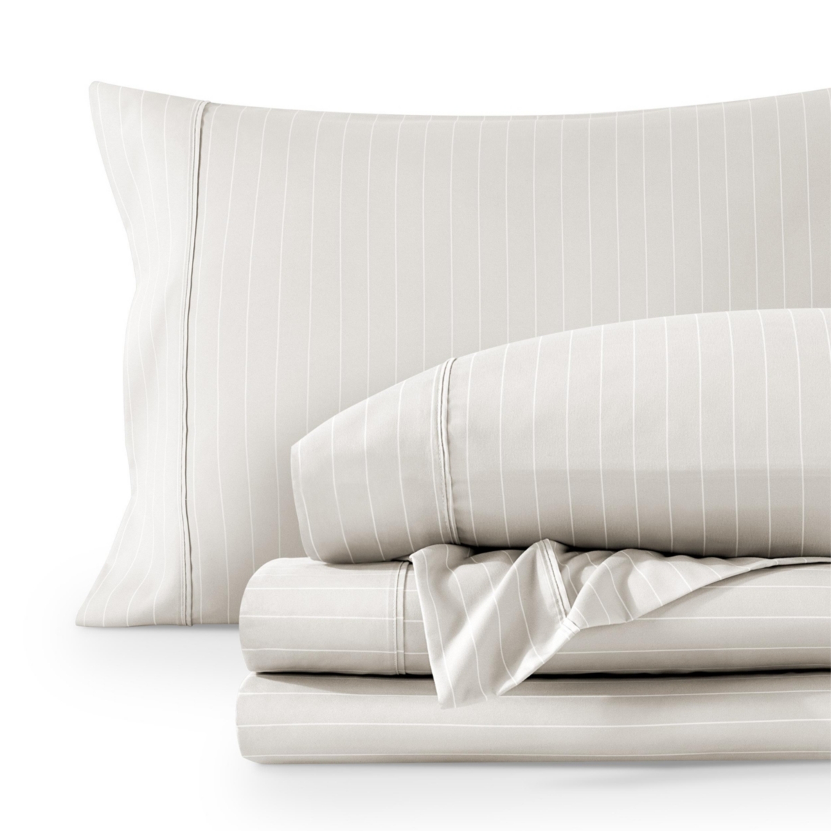 Click here for Bare Home Ultra-Soft Double Brushed Print Split Ki... prices