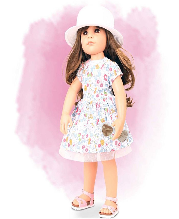 Gotz Hannah Summertime Poseable Brunette Doll - Macy's