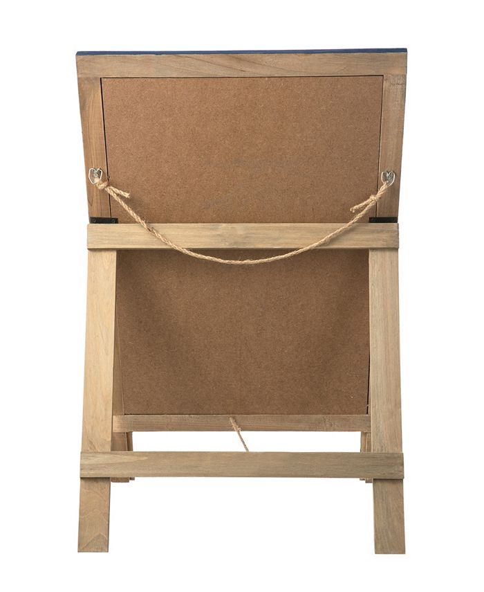 Glitzhome 24" H Patriotic, Americana Wooden Easel Porch Decor - Macy's