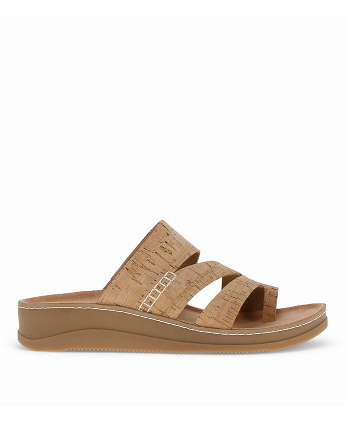 Baretraps Women's Fresha Toe Loop Wedge Sandals - Macy's