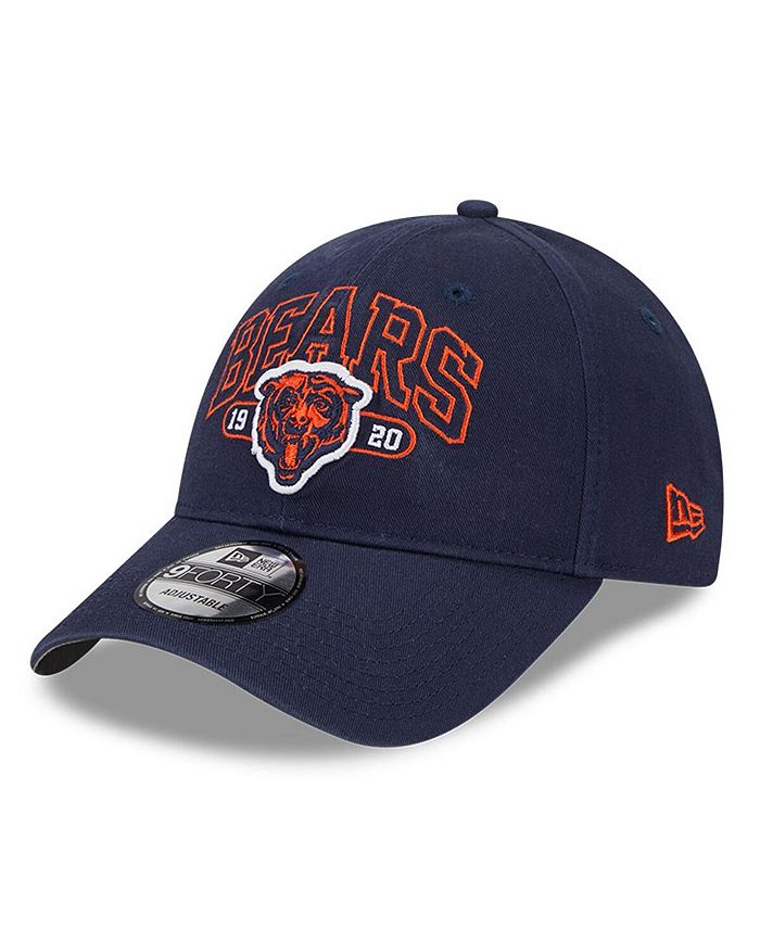 New Era Men's Navy Chicago Bears Outline 9FORTY Snapback Hat - Macy's