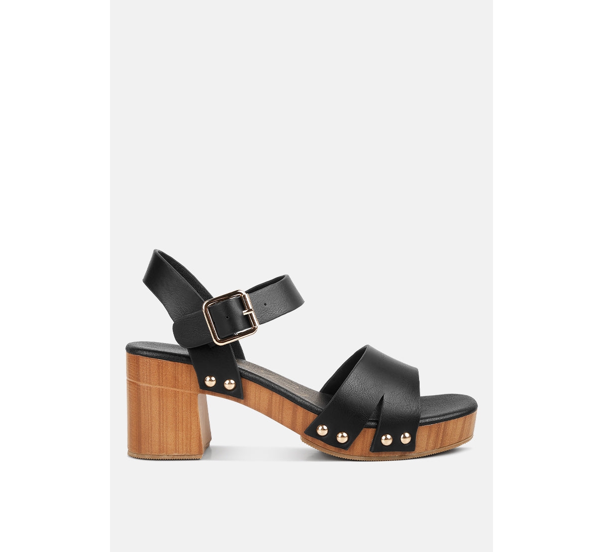 Click here for Campbell Faux Leather Textured Block Heel Sandals... prices