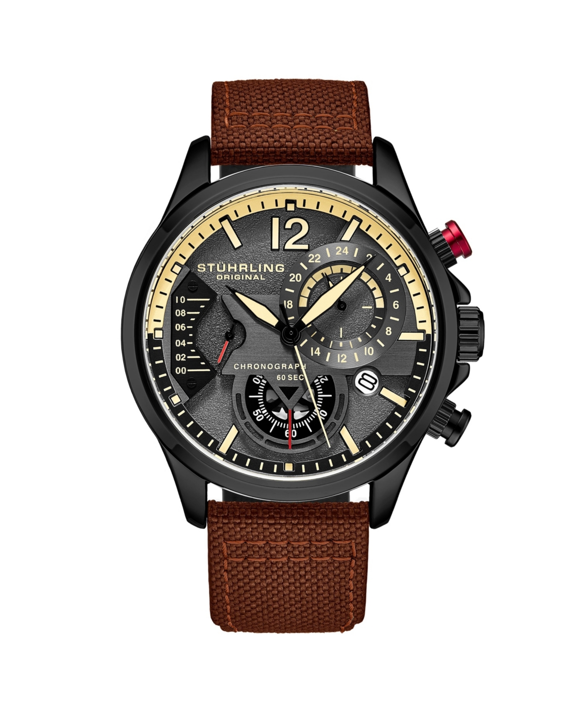 Click here for Stuhrling Model 4029 Mens Japan Quartz Chronograph... prices