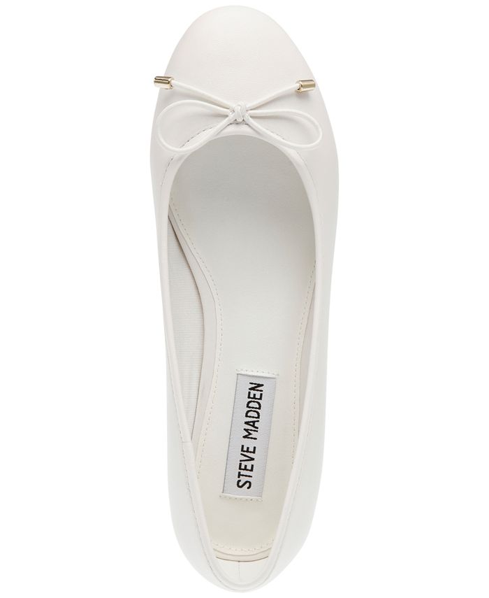 Steve Madden Women's Cherish Block-Heel Ballet Flats - Macy's