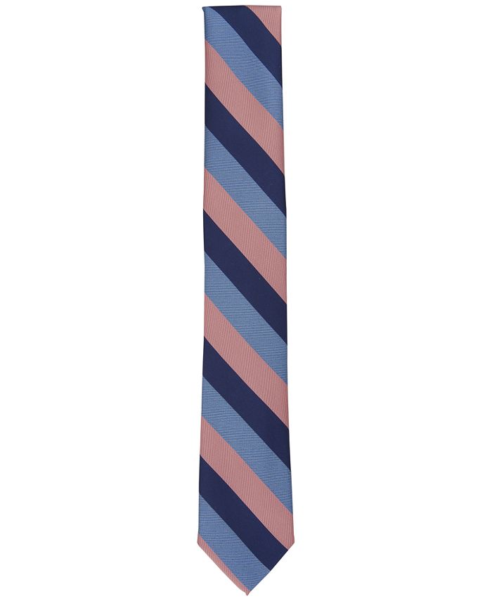 Bar III Men's Dalton Stripe Tie, Created for Macy's - Macy's