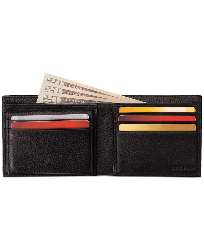 Cole Haan Men's Pebbled Leather Billfold - Macy's