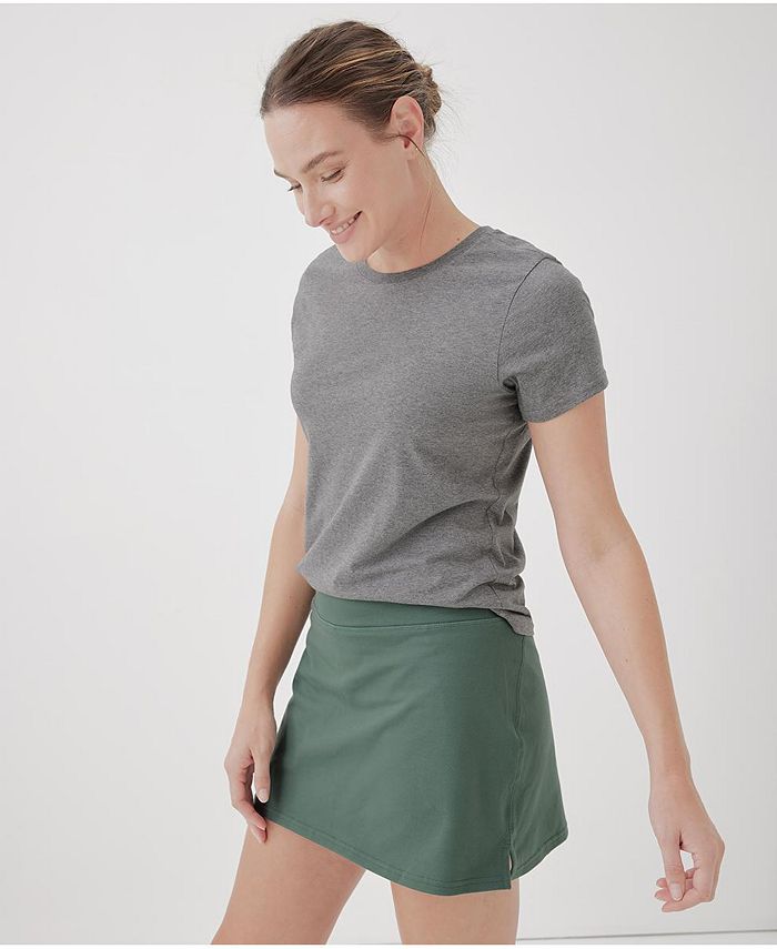 Pact Women's Organic Cotton Softspun Crew Neck Tee - Macy's