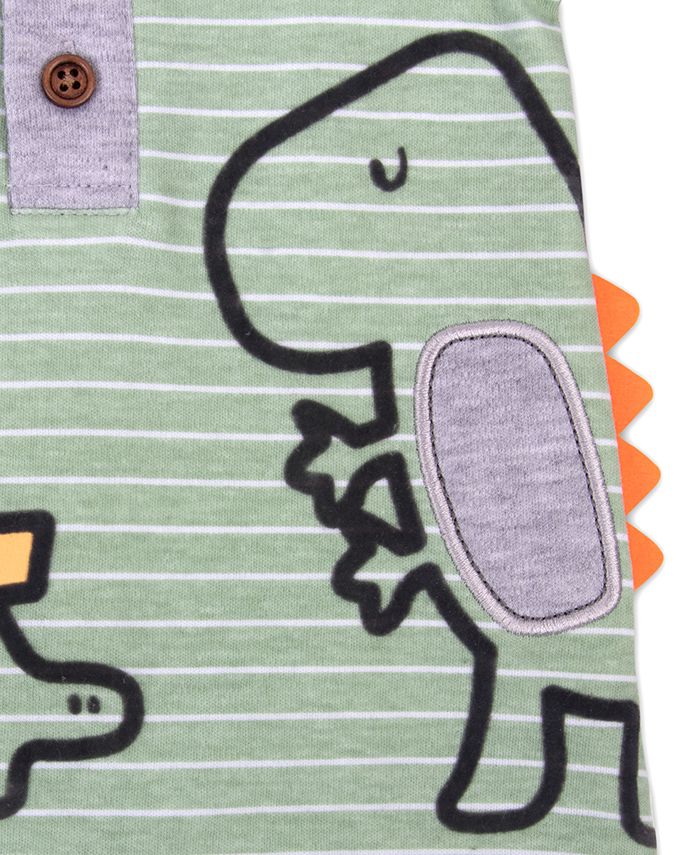 Baby Essentials Baby Boys Dinosaur Rompers, 2 Pack - Macy's