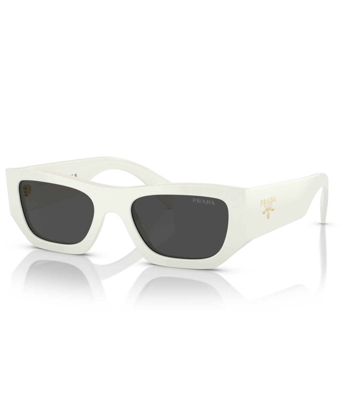 Click here for Prada Rectangular Unisex Sunglasses  Pr A01S - Whi... prices