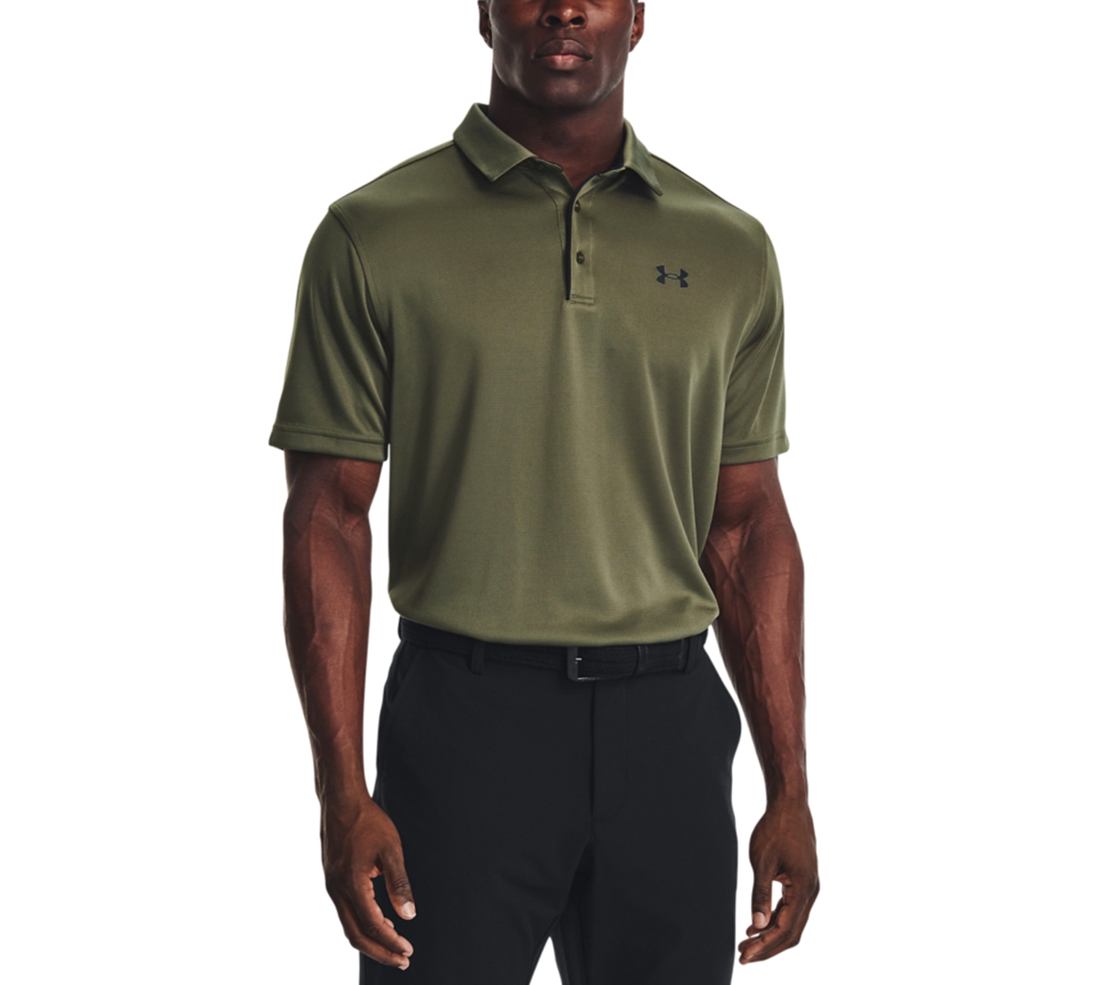Under Armour Mens Tech Polo T-Shirt - Marine OD Green