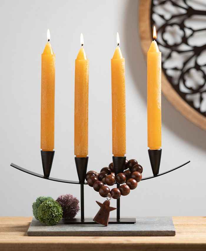 Vance Kitira 10" Timber Trunk Taper, Set of 12 - Macy's