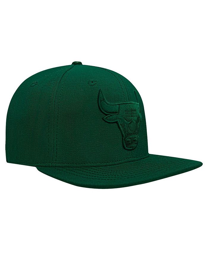 Pro Standard Men's Forest Green Chicago Bulls Tonal Logo Snapback Hat ...