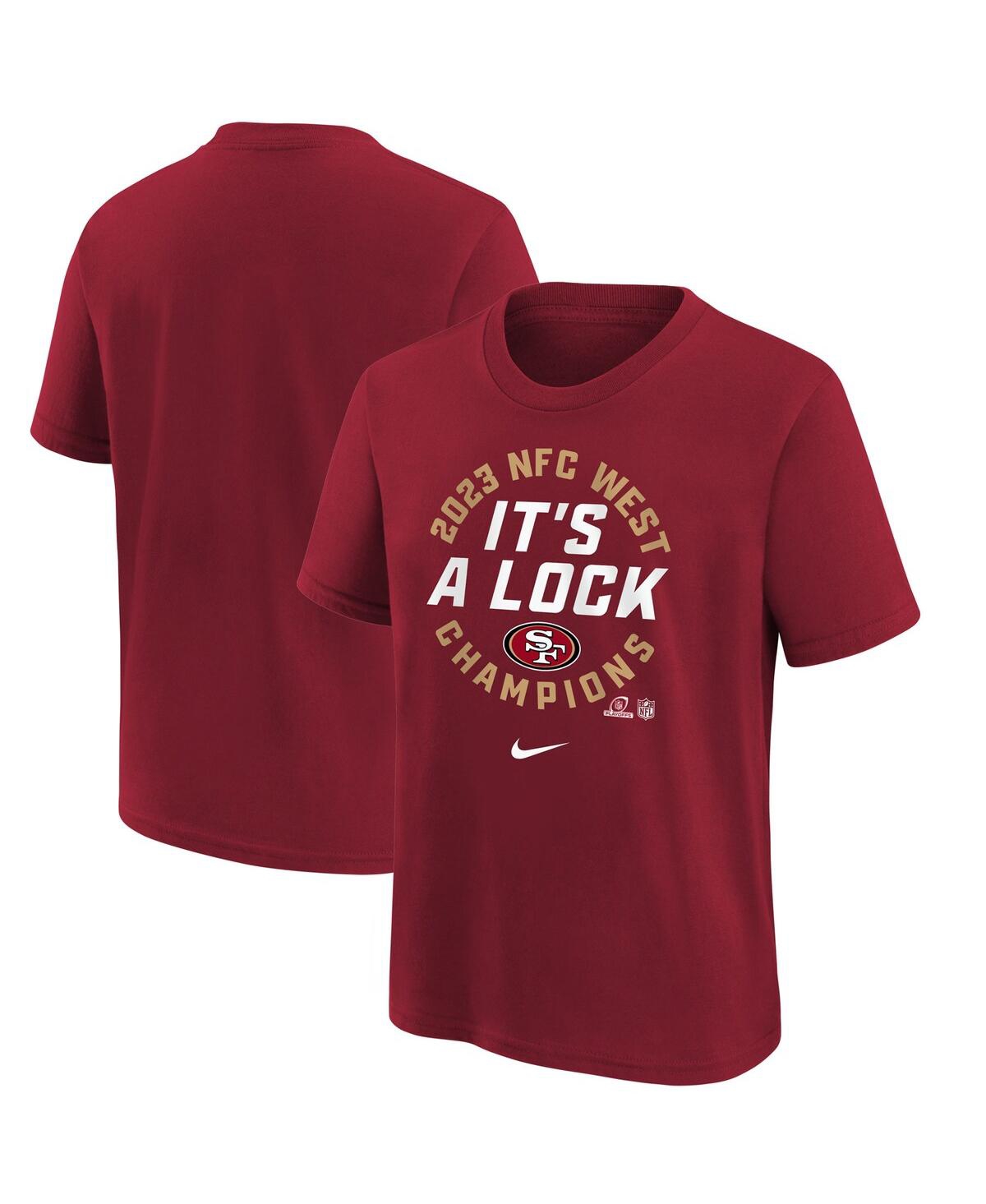 Click here for Big Boys Nike Scarlet San Francisco 49ers 2023 Nfc... prices