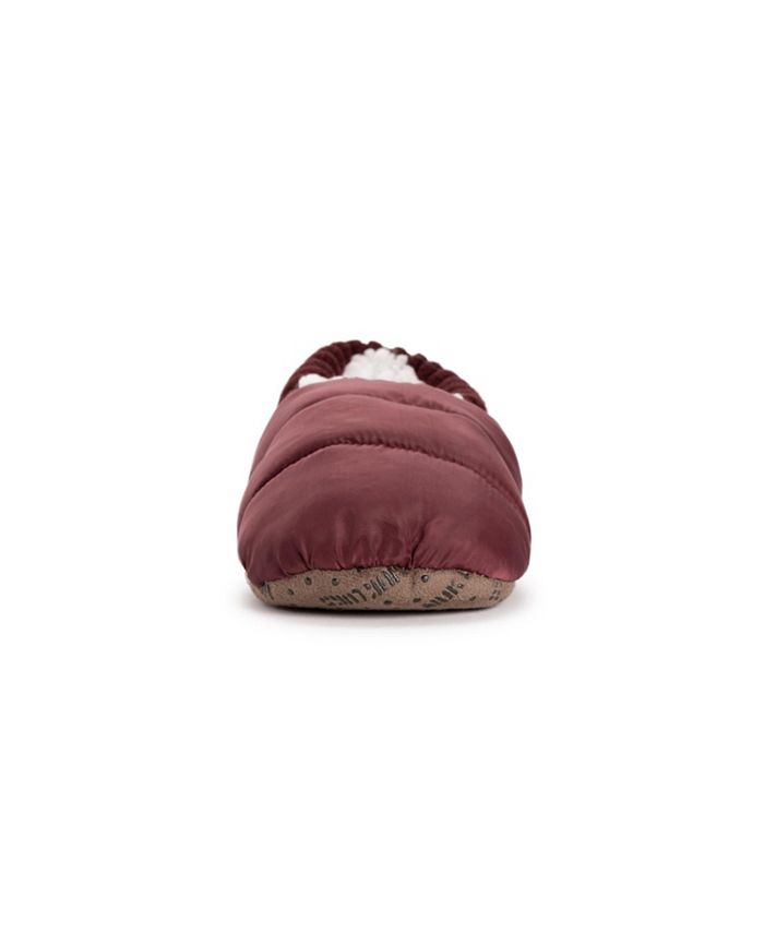 MUK LUKS Women's Quilted Bootie Slipper - Macy's