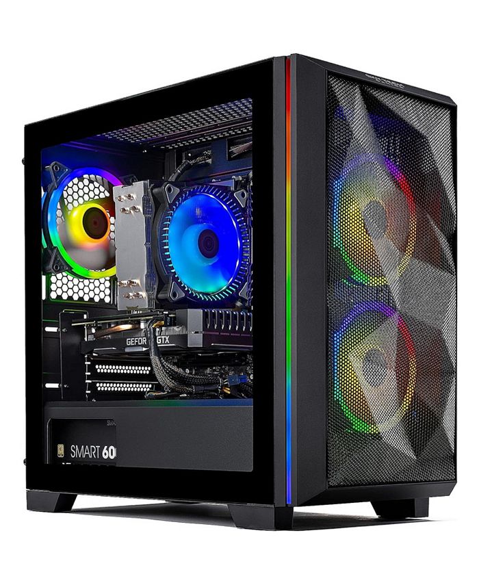 Skytech Gaming Skytech Chronos Mini Gaming PC Desktop, Intel i3 10105F ...