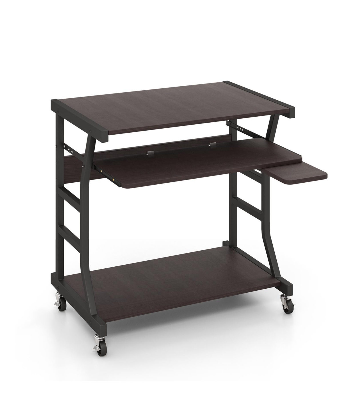 Click here for Mobile Computer Desk with Keyboard Tray Mouse Tray... prices
