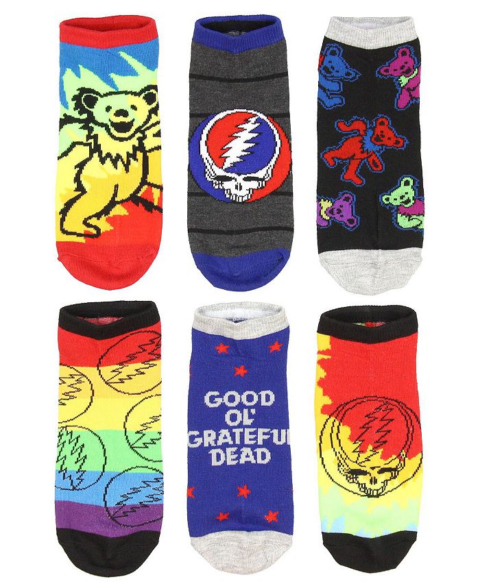 Grateful Dead Socks Adult Unisex Tie Dye Dancing Bears And Steal Your ...