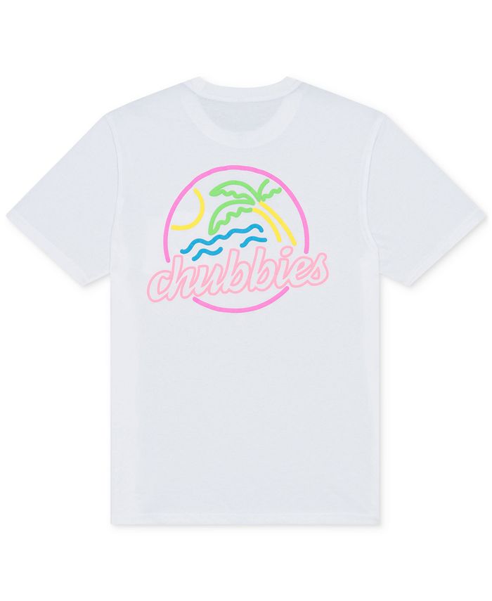 Chubbies Men's The Neon Dream Relaxed-Fit Logo Graphic Pocket T-Shirt ...