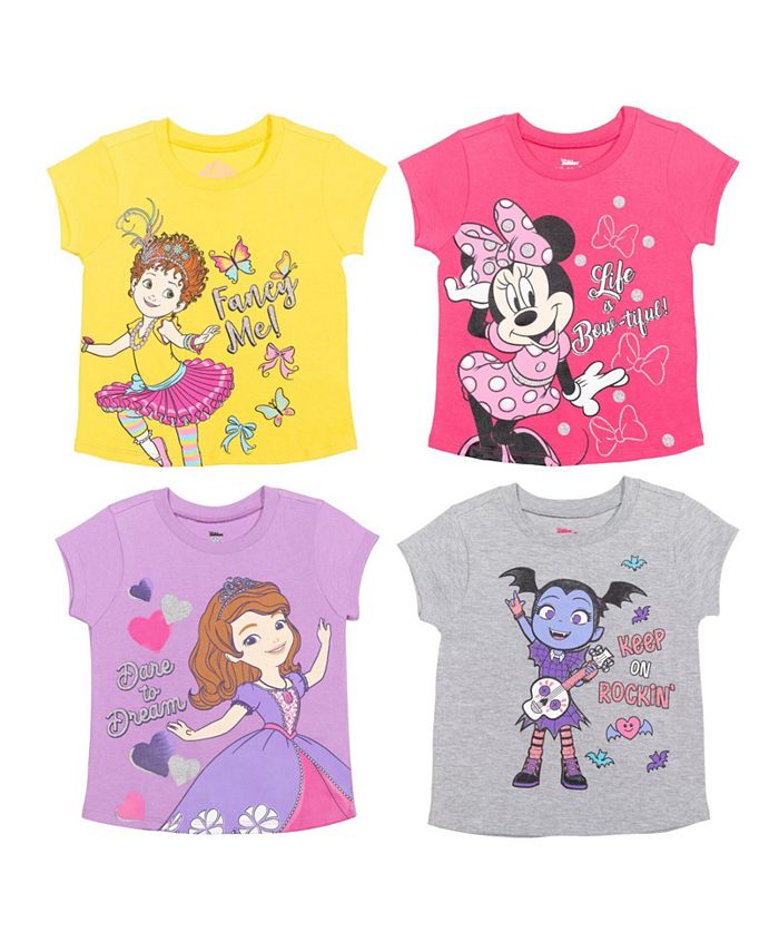 Disney Sofia The First Vampirina Fancy Nancy Minnie Mouse Girls 4 Pack ...