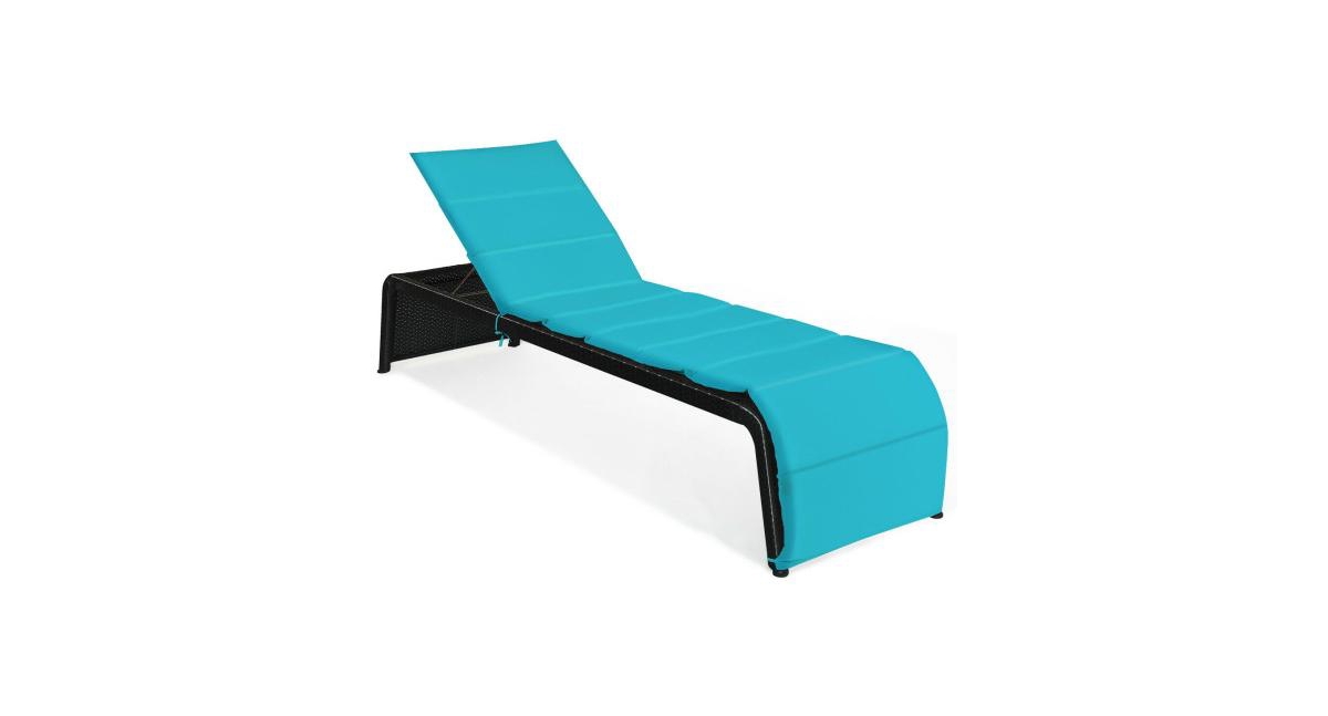 Click here for Patio Rattan Lounge Chair Back Adjustable Chaise R... prices