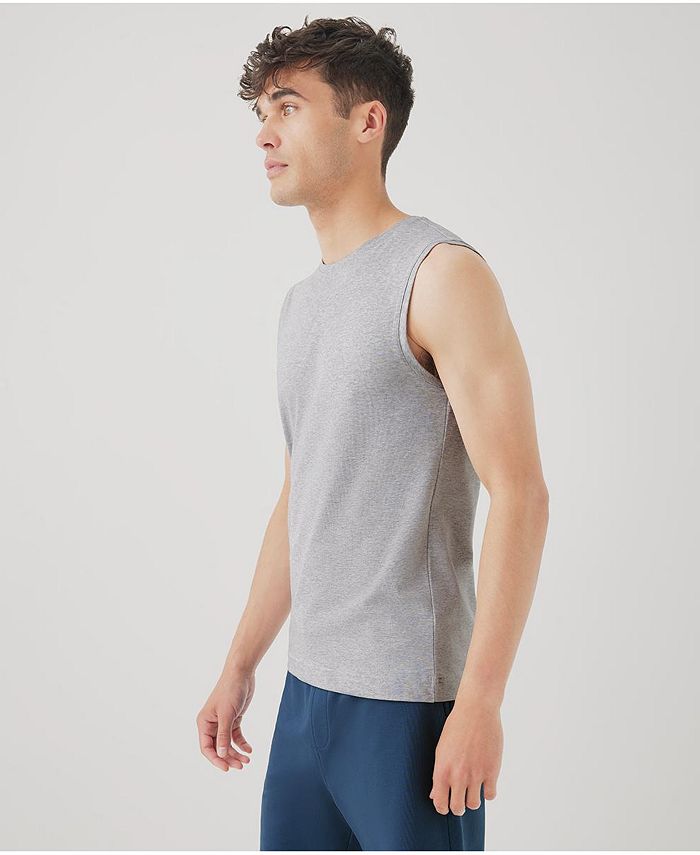 Pact Organic Cotton Cool Stretch Tank Undershirt 3-Pack - Macy's