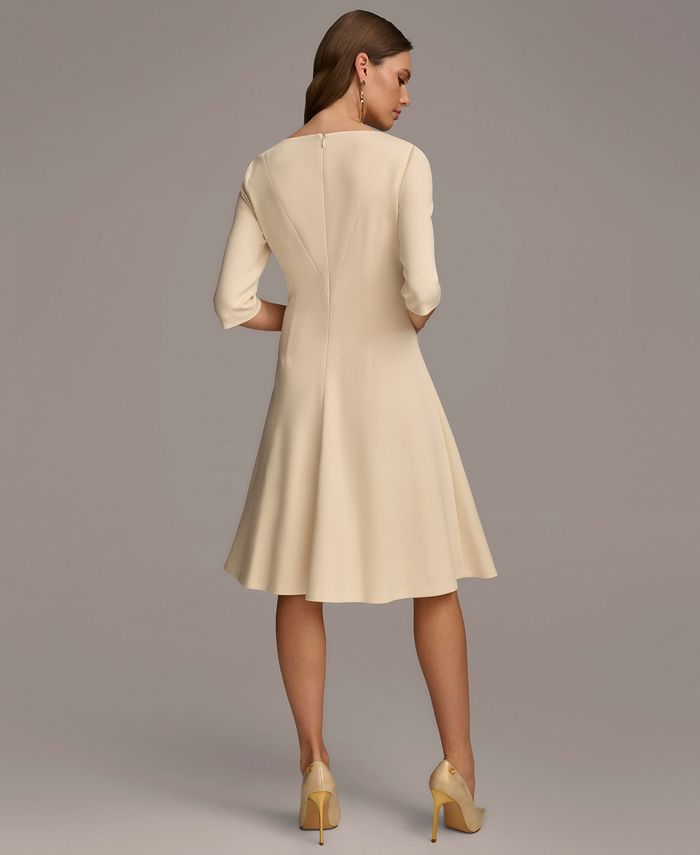 Donna Karan New York Donna Karan Women's Structured A-Line Dress - Macy's