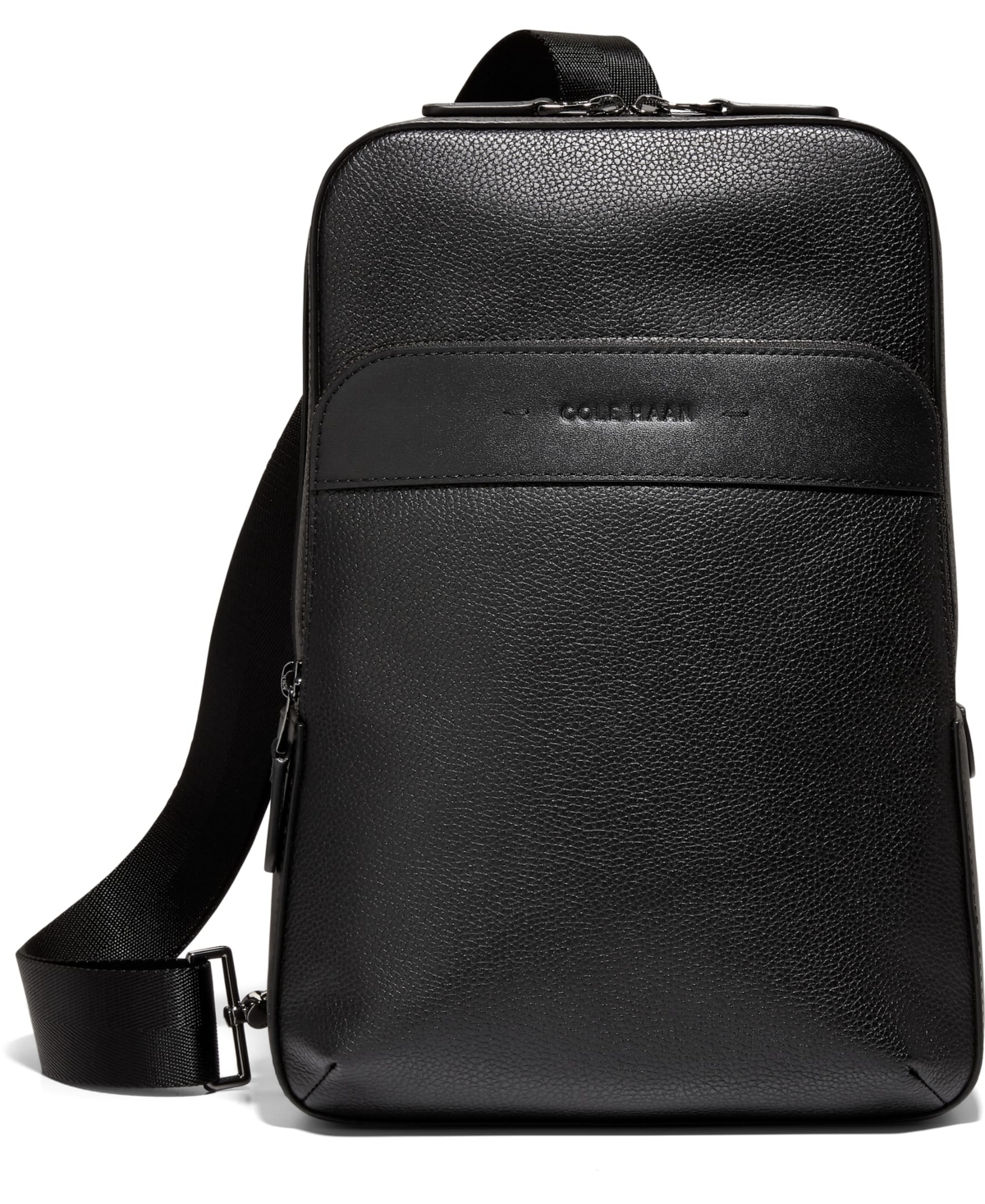 Click here for Cole Haan Triboro Small Leather Sling Bag - Black prices