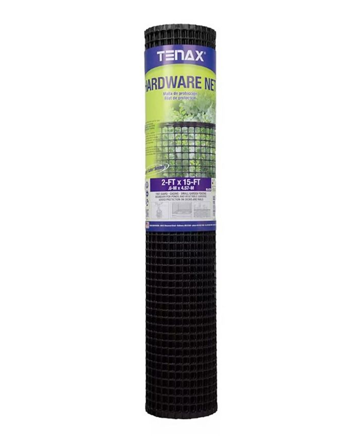 Tenax Hardware Mesh Net Trellis Roll, Black, 2ft x 15ft - Macy's
