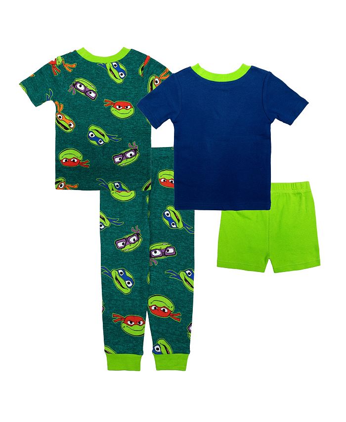 Ninja Turtles Toddler Boys Cotton 4 Piece Pajama Set - Macy's