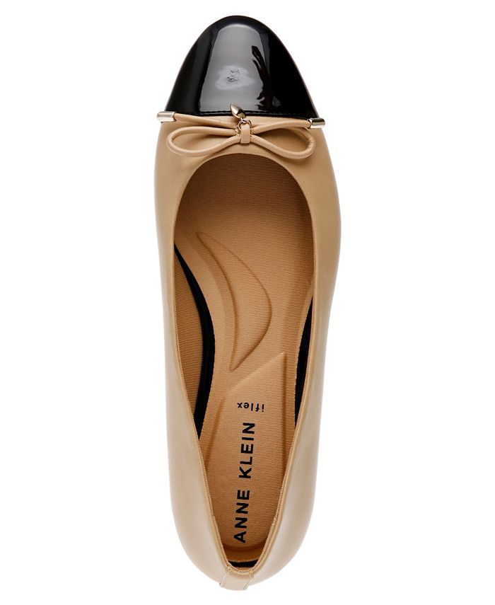 Anne Klein Women's Luci Cap Toe Ballet Flats - Macy's