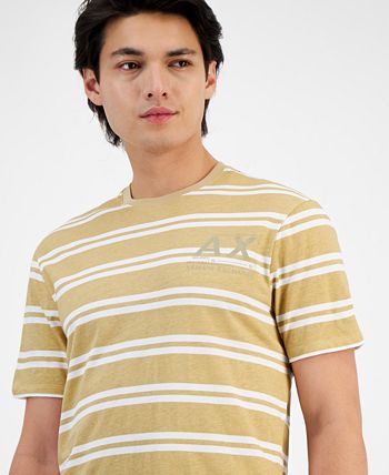 A|X Armani Exchange Men's Stripe AX T-Shirt, Created for Macy's - Macy's