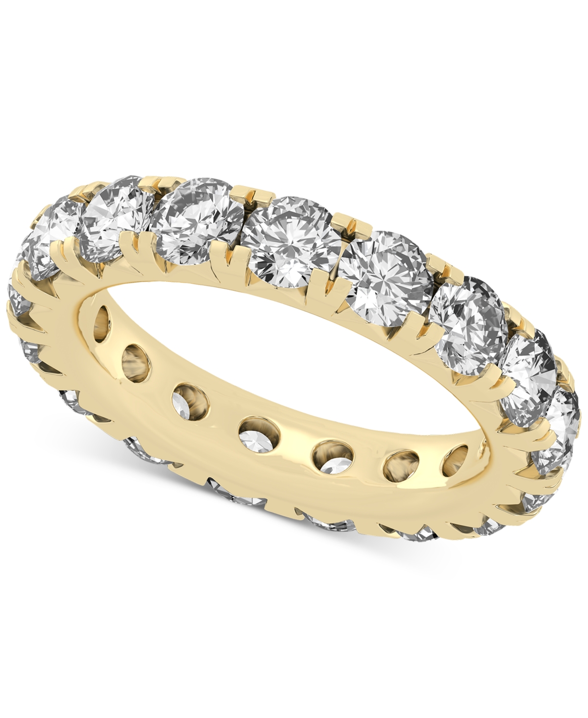 Click here for Diamond Eternity Band (4 ct. t.w.) in 14k Gold (Al... prices