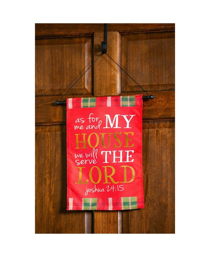 Evergreen Flag Beautiful Black Metal Dowel Garden Flag Hanger - 16 ...