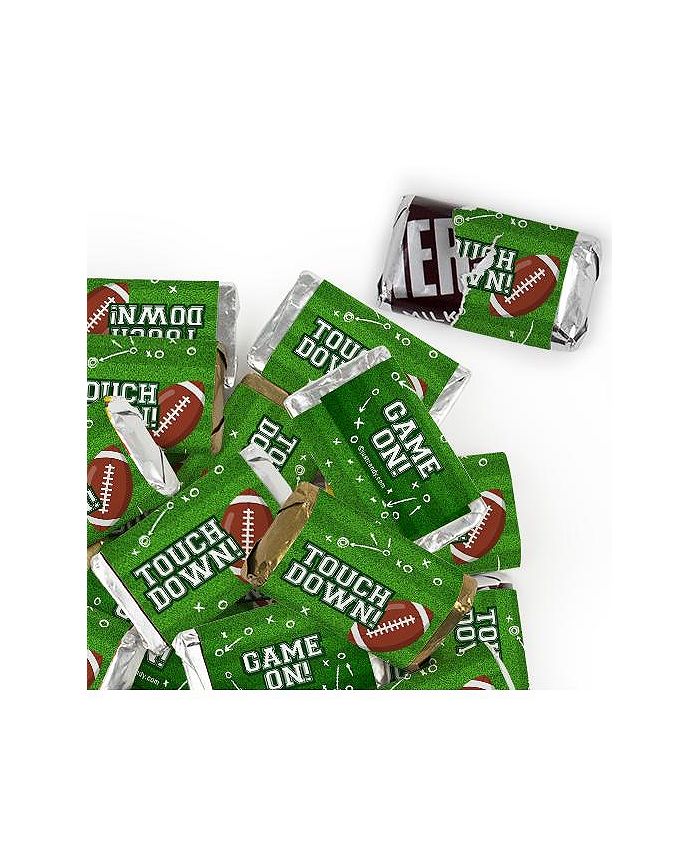 Just Candy 131 Pcs Football Party Candy Favors Hershey's Miniatures and ...