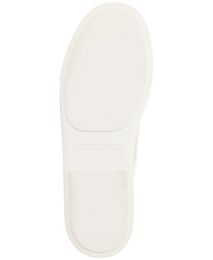 KARL LAGERFELD PARIS Cate Pins Lace Up Sneakers - Macy's