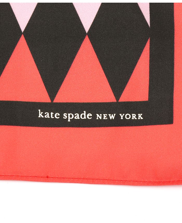 kate spade new york Women's Triangle Silk Bandana - Macy's