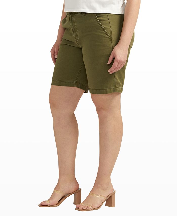 JAG Plus Size Tailored Shorts - Macy's