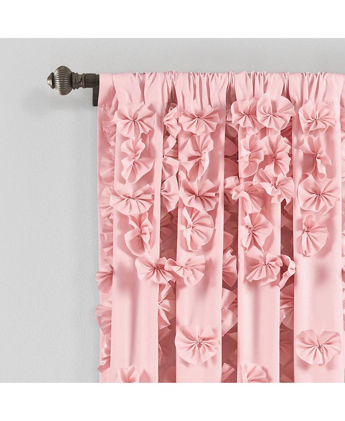 Lush Decor Riley Window Curtain Panel - Macy's