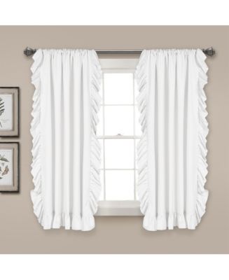 Reyna Window Curtain Panels - Macy's