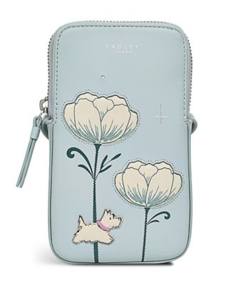 Radley London Spring Rose Medium Leather Zip Around Phone Crossbody ...