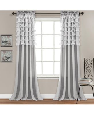 Avery Window Curtain Panels - Macy's
