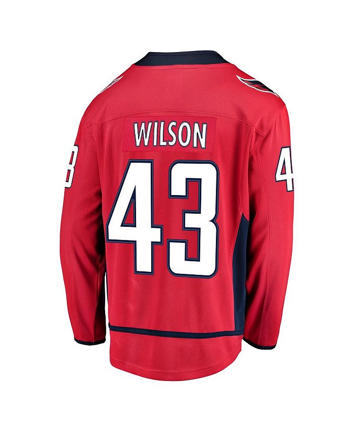 Fanatics Men's Tom Wilson Red Washington Capitals Home Premier ...