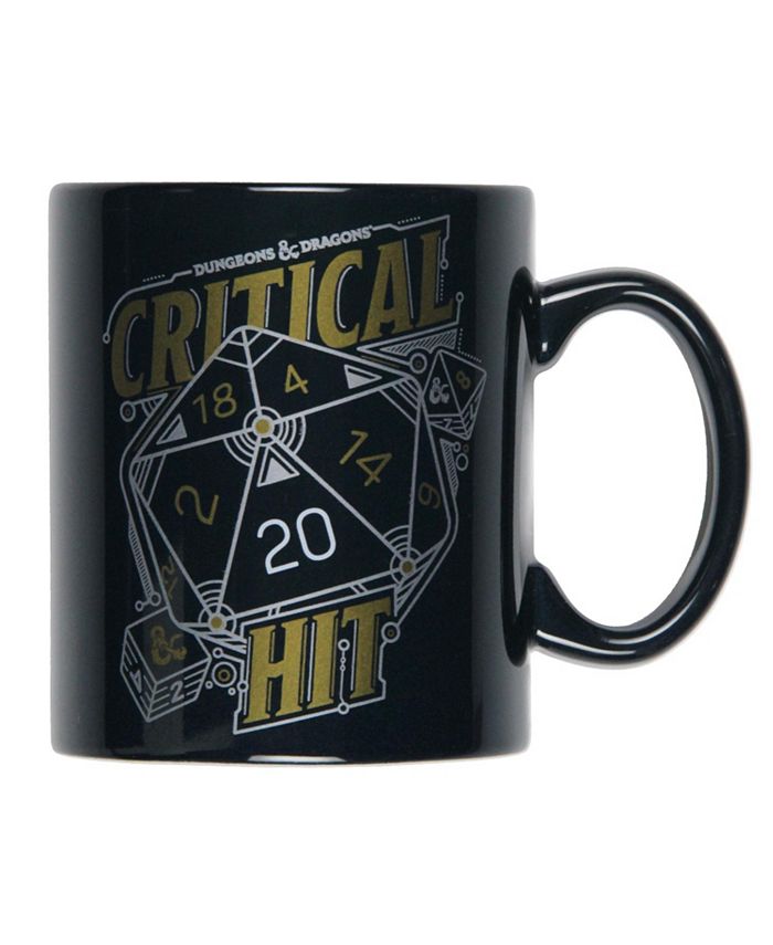 Dungeons And Dragons Critical Hit D20 Dice 16 OZ. Ceramic Coffee Mug ...